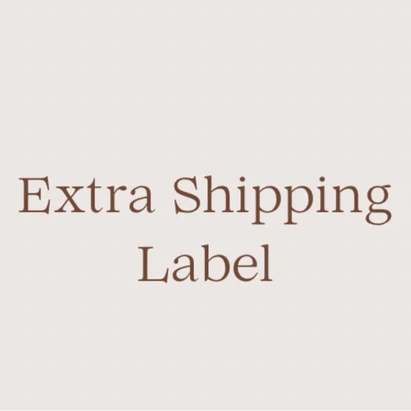 Bags | Extra Shipping Label | Poshmark